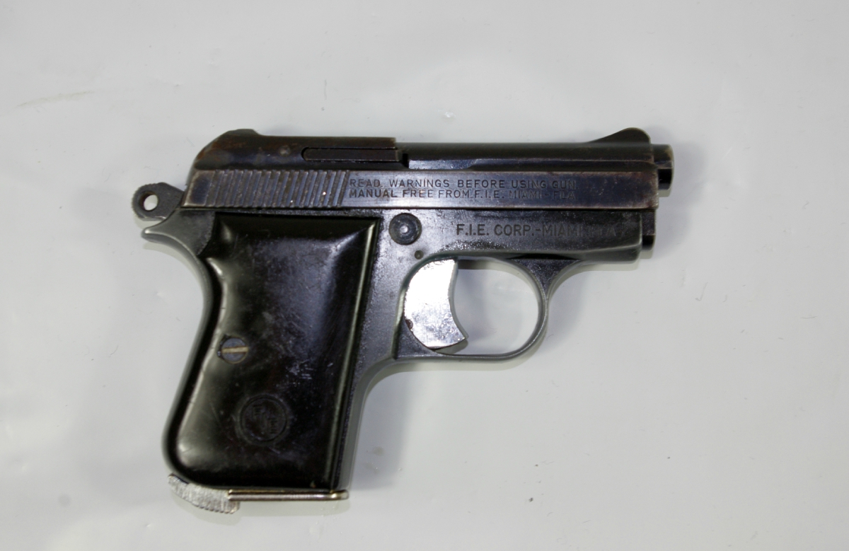 Fie Firearms Titan Model Single Action Pistol With Exposed Hammer .25 ...