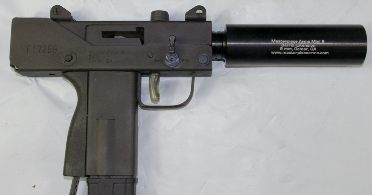 Masterpiece Arms Model Mpa930t Great Shape Mac Style 30 Rnd Barrel ...