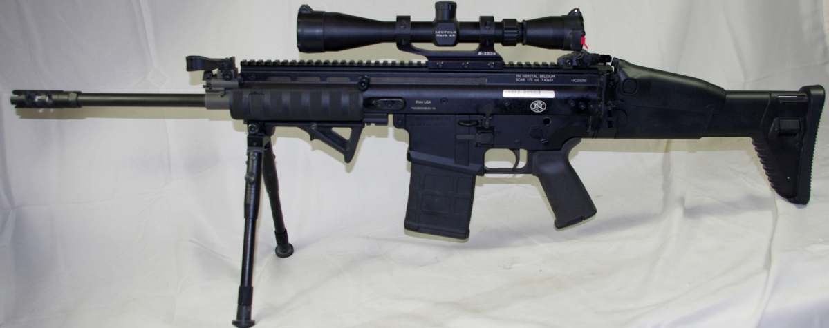 Fn Scar 17s Leupold Mark Ar Scope Handl Defense Lower Bi Pod Pelican ...