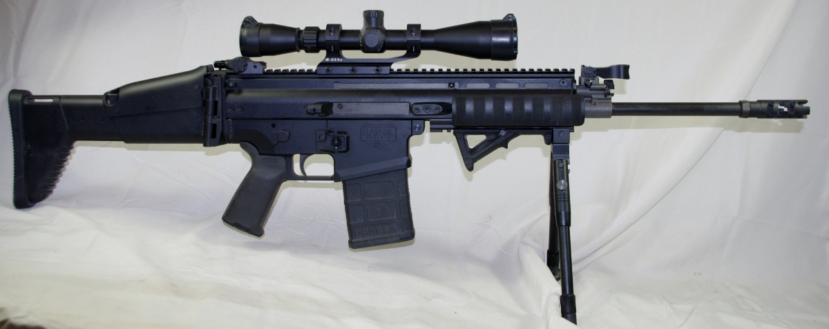 FN - SCAR 17S Leupold Mark AR Scope Handl Defense Lower Bi Pod Pelican ...