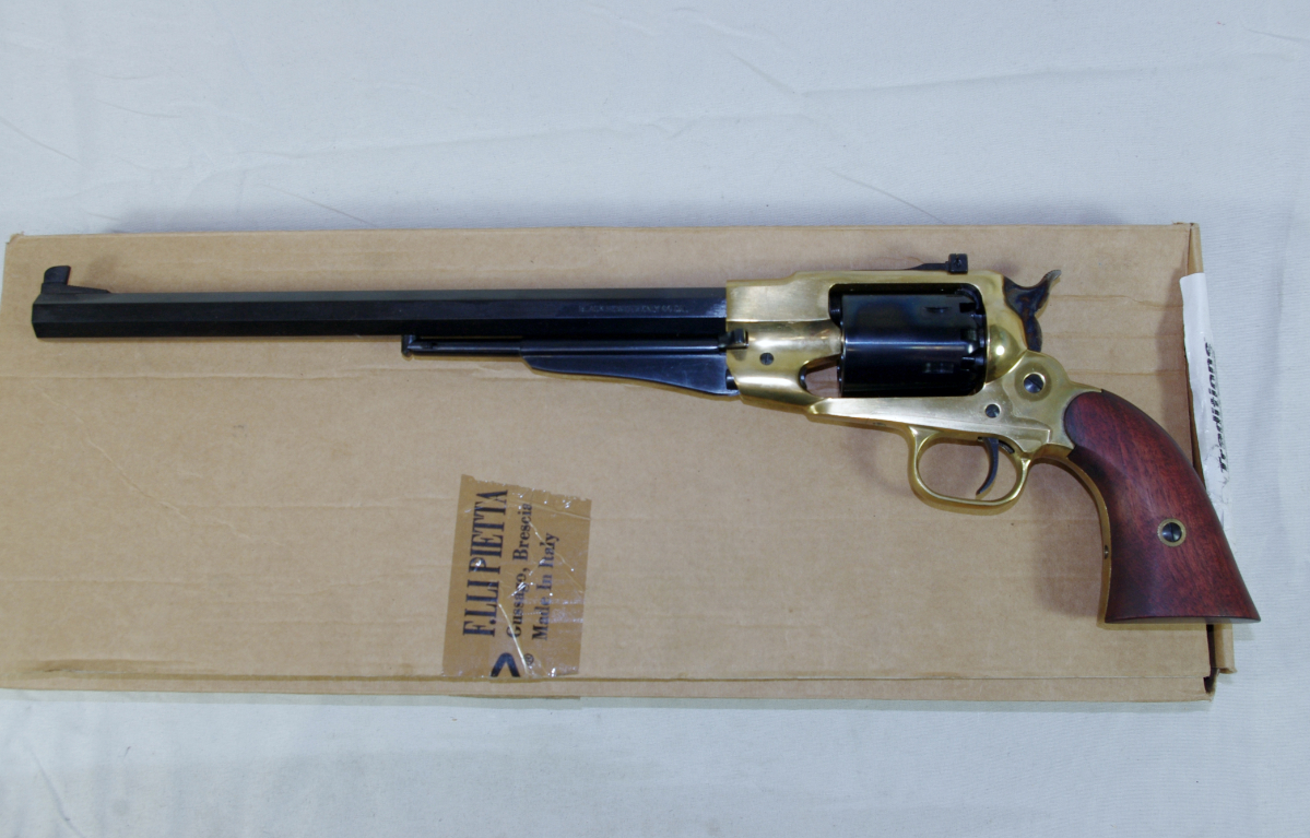 F.Lli Pietta Traditions 1858 New Model Army Bison 12" Lnib Great ...
