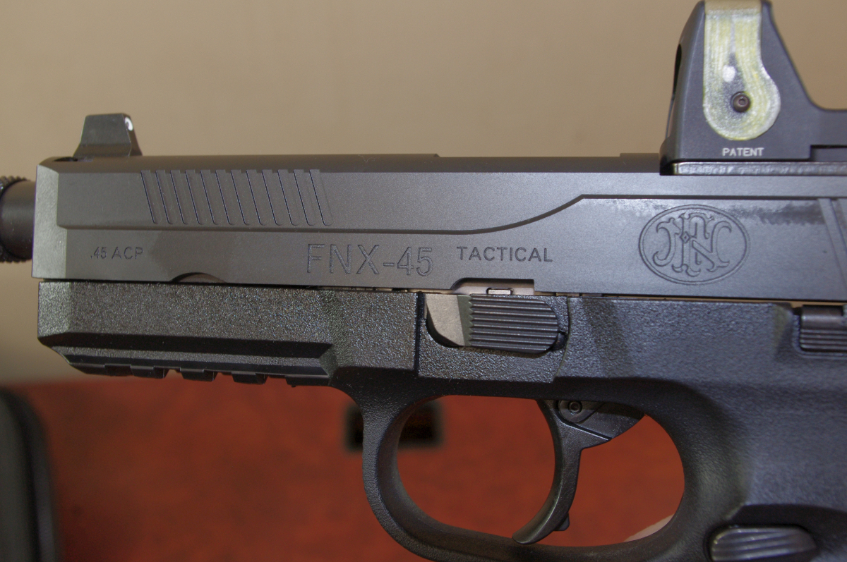 Fnx-45 Tactical 5.3" Threaded Night Sights 15+1 Trijicon Rmr Sight ...