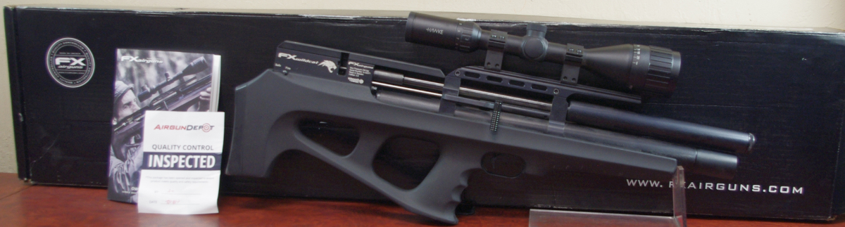 Fx Airguns Wildcat Sweden 5.5 (.22) Synthetic Stock Hawke 4-12x50 ...