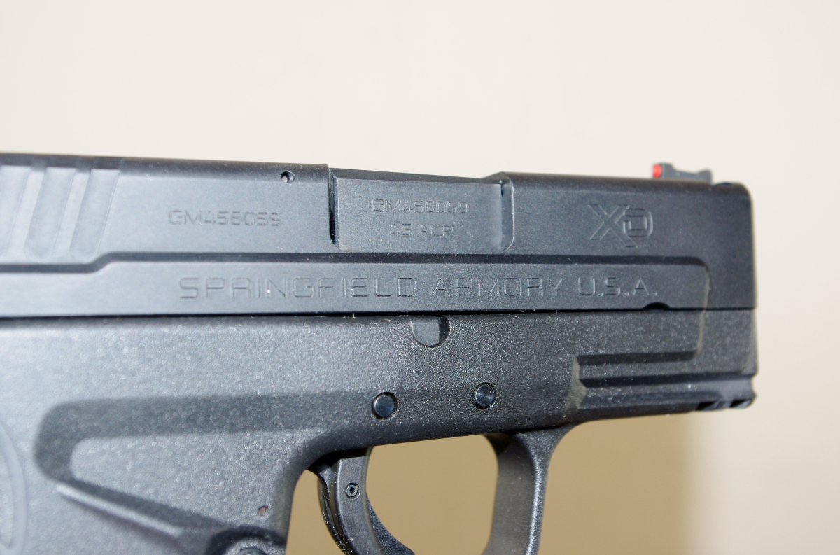 Springfield Armory Xd-45 3" Black/Black Great Shapeoriginal Case 2 ...