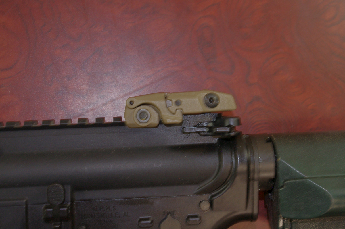 Dpms Model A-15 Retractable Stock Quad Rail Holographic Sight With ...