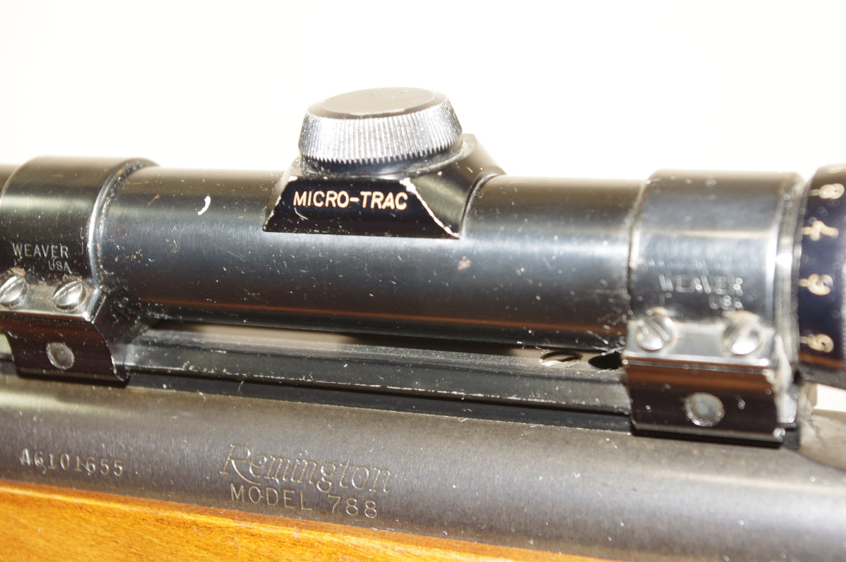 Remington Model 788 With Weaver Micro Trac 3-9 Scope Det. Mag, Great ...