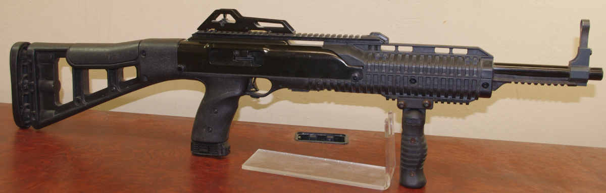 Hi-Point Model 4095 Blue Synth Pistol Grip Forend And 2 Magazines Great ...