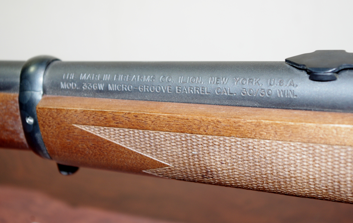 Marlin Model 336w Micro-Groove Matte Blue Oil Finish Hardwoodexcellent ...