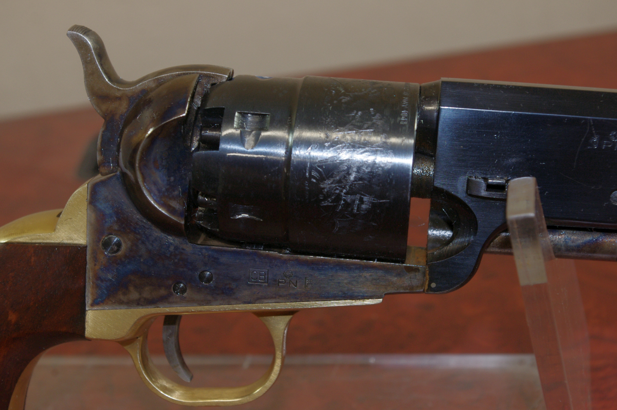 F.Lli Pietta 1851 Navy Case Hardened Frame Brass Backstrapgreat Shape ...