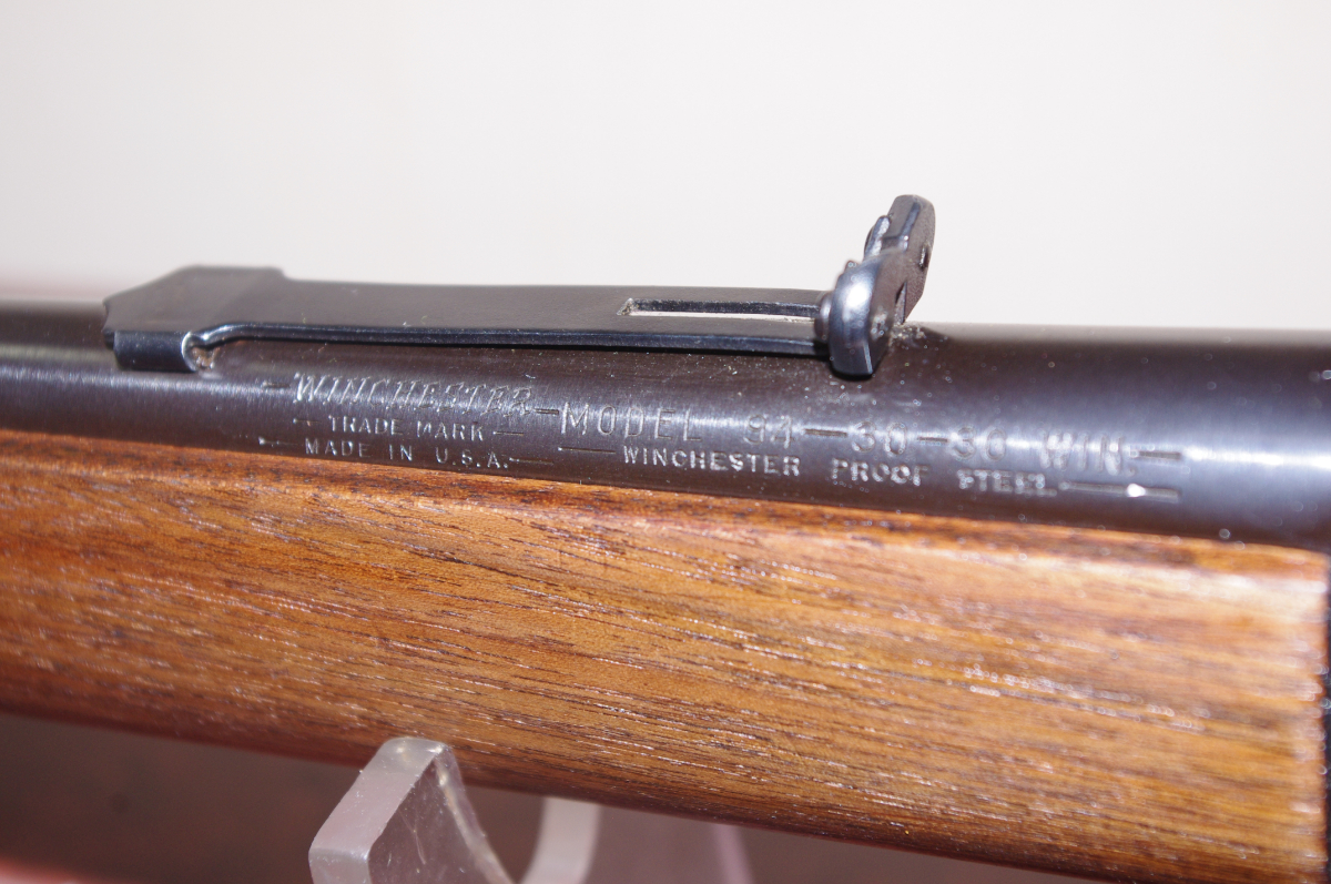 Winchester 94 Model Blue Wood 20" Brl Iron Sights Cowboy Up .30-30 ...