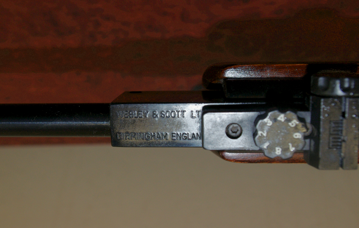 Webley & Scott Webley Hawk Mark Iii .177 Wood Stock Blue Finish Hard To ...