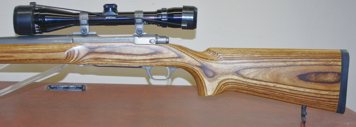 Ruger M77 Mark Ii Matte Stainless Laminate Stock Heavy26" Brl Scope ...