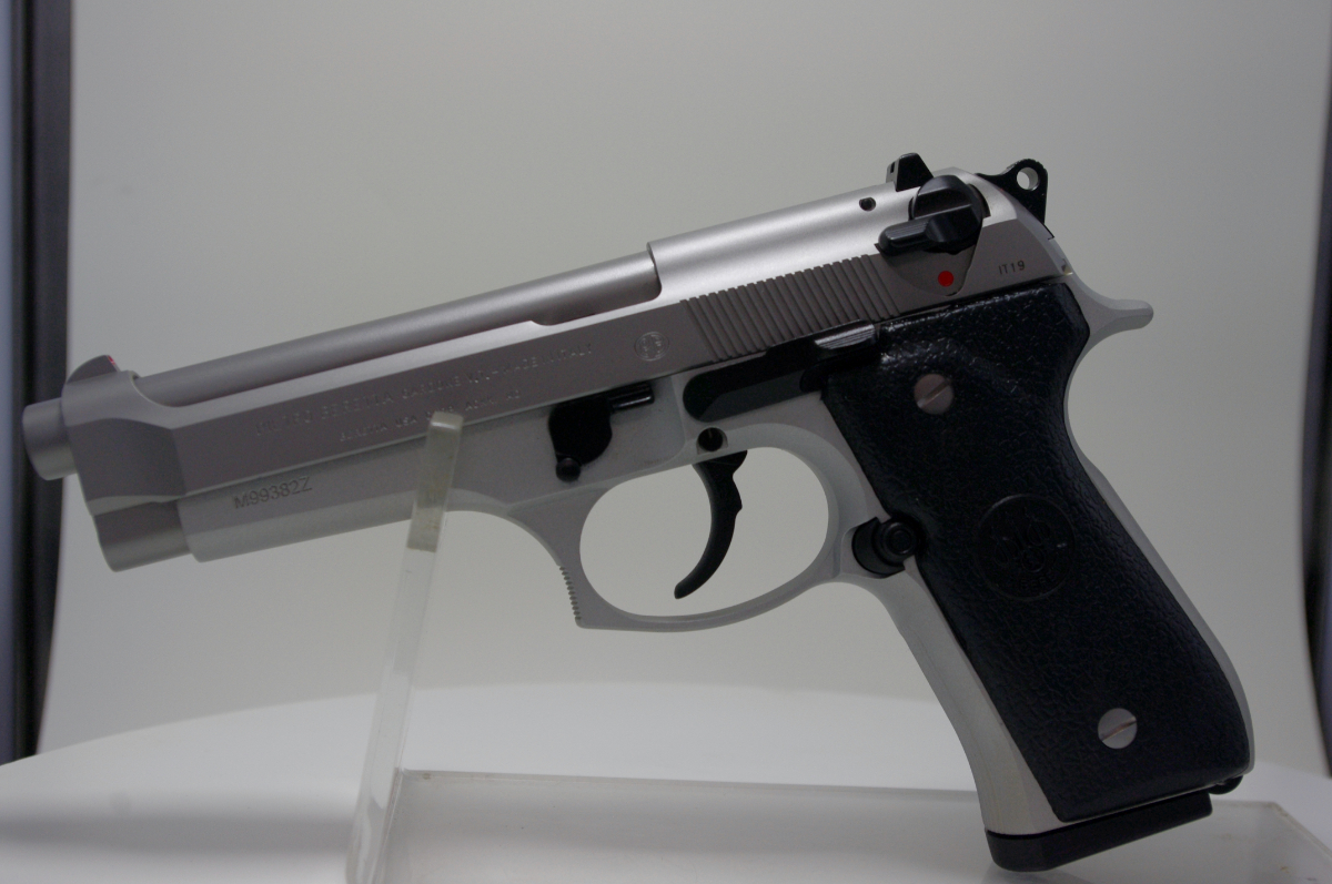Beretta 92fs Stainless 9mm Made In Italy W/ Original Box And Paperwork ...