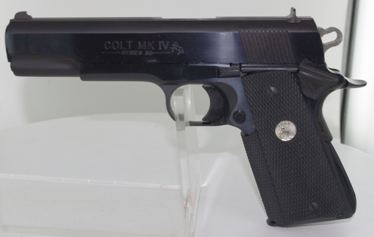 Colt Government Model Series 80 Mark Iv Lnib With Manual And Ex Mag .38 ...
