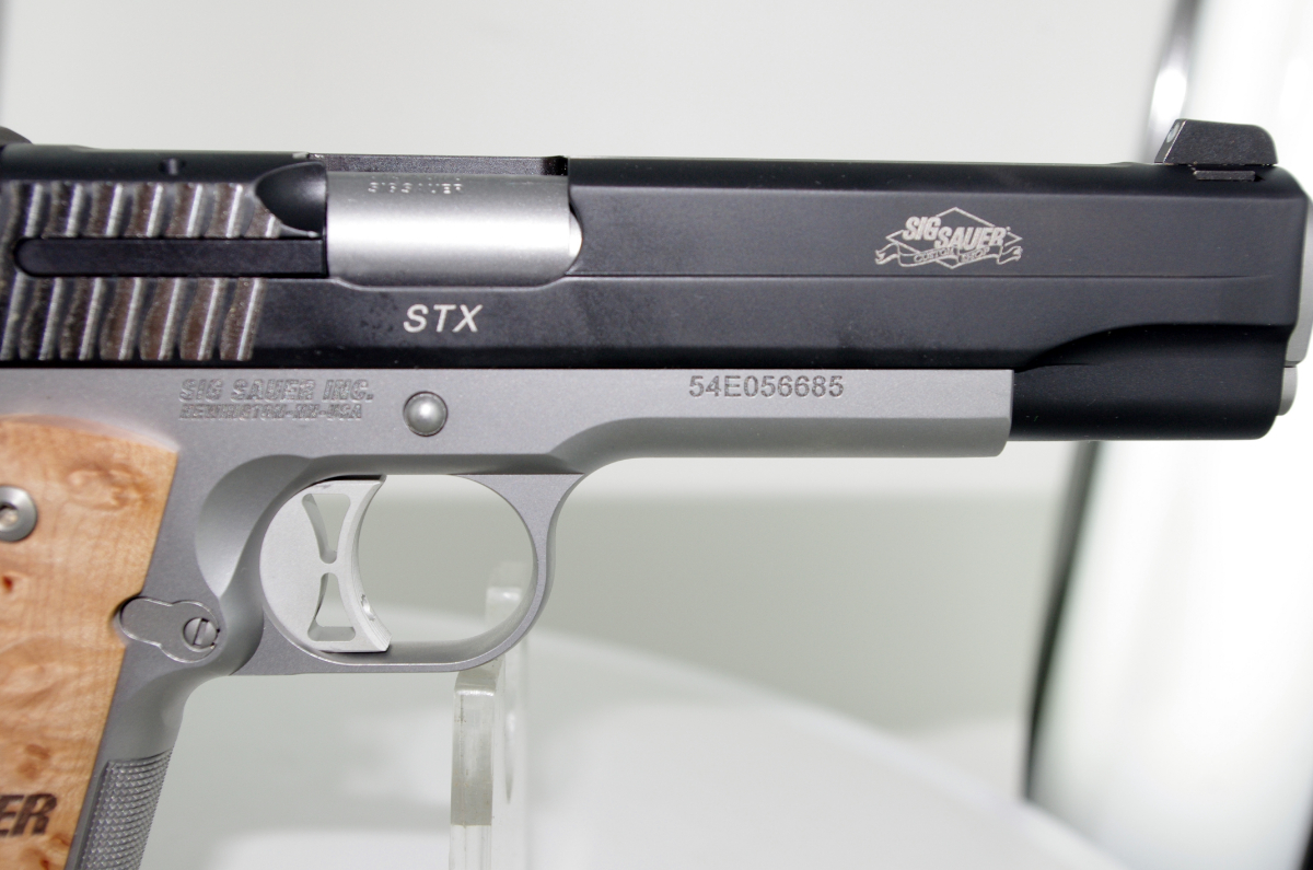 Sig Sauer Model 1911 Stx Two Tone Amazing Pistol 2 Mags Orig. Case .45 ...