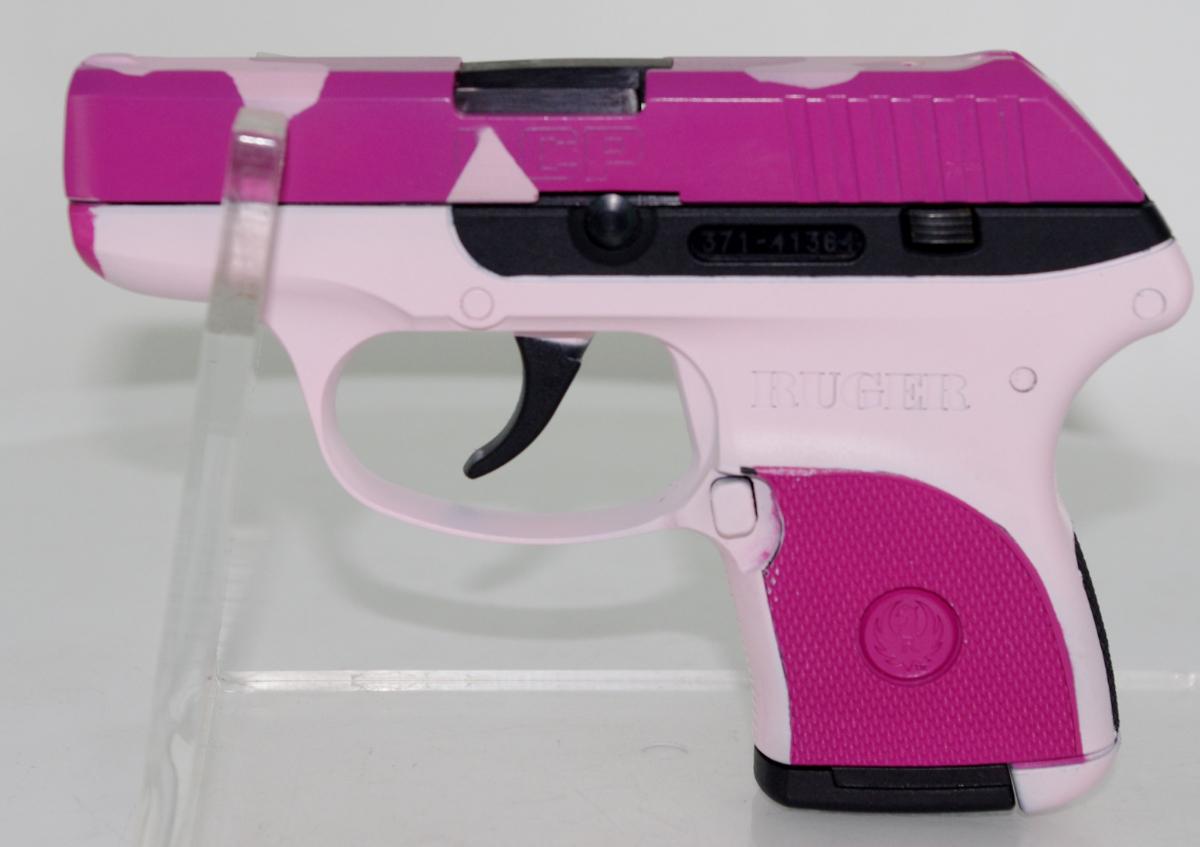 Ruger Model Lcp Pink Camo With Factory Soft Case .380 Acp For Sale at ...