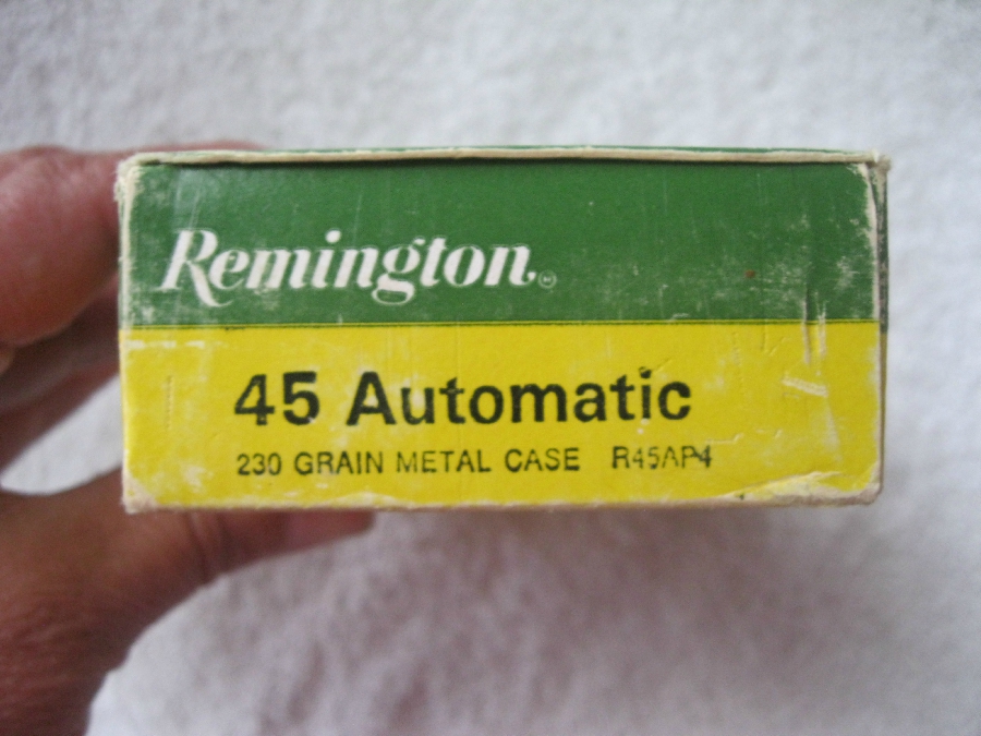 Remington 45 Automatic 230 Grain Metal Case Saami .45 Acp For Sale at ...