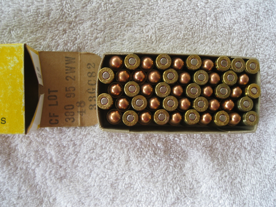 Winchester 380 Automatic 95 Grain Saami Standards Reference Ammunition ...