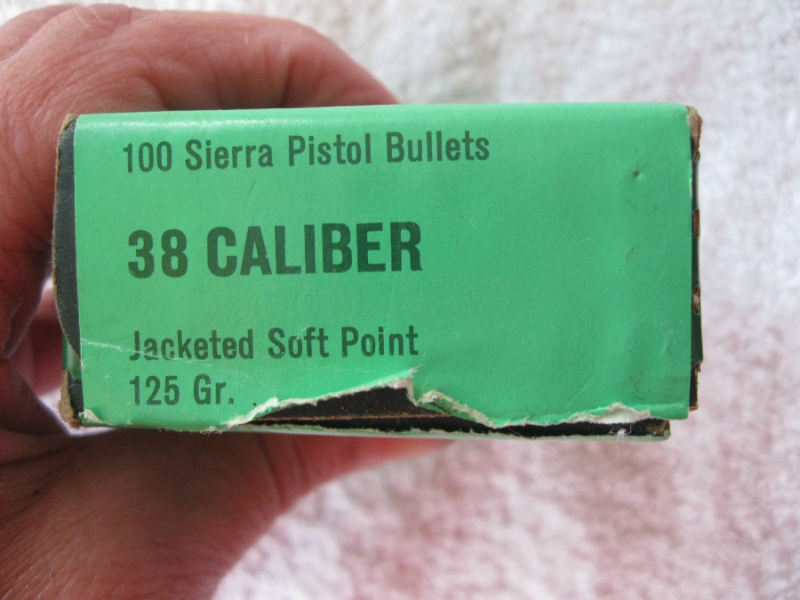 Sierra Pistol Bullets 38 Caliber 125 Grain Jsp 94 Count Reloading ...