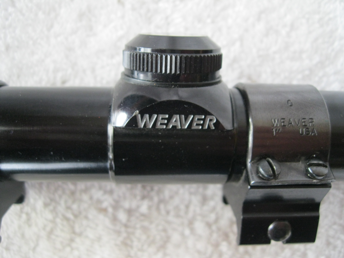 Weaver Hunting Scope V9 Micro Trac Rifle 3x 9x 38 61 With 1" Mounting ...