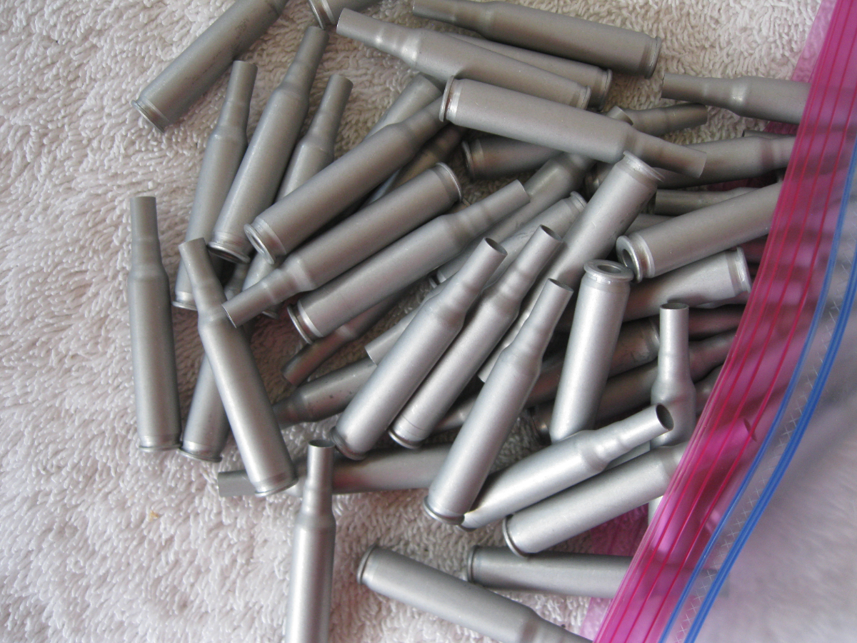 In Process Aluminum Cartridge Cases For 5.56 Training Blanks 50 Count ...