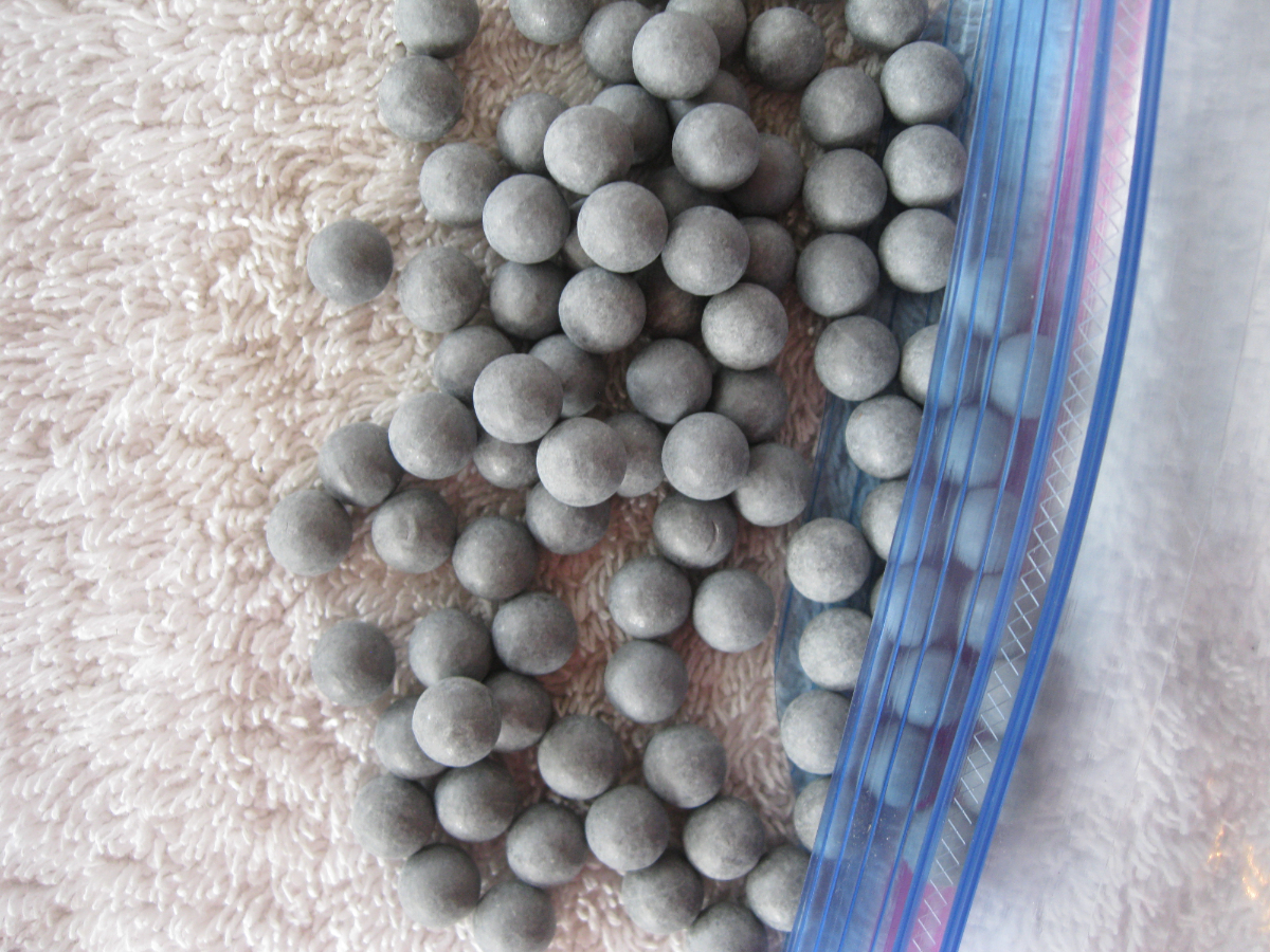 .375 Round Balls 100 Count Plus 2 Muzzle Loading Black Powder Shooting ...