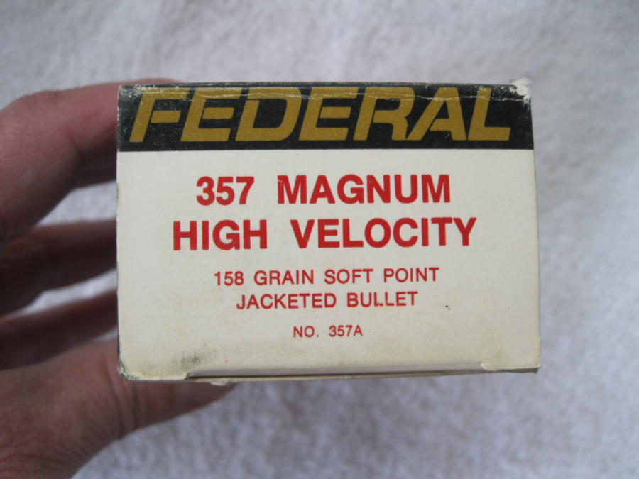 Federal 357 Magnum 158 Grain Soft Point Jacketed Bullet High Velocity ...