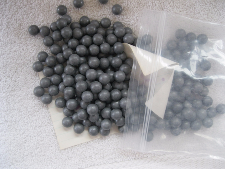 .375 ROUND BALLS 211 COUNT MUZZLE LOADING BLACK POWDER SHOOTING ...