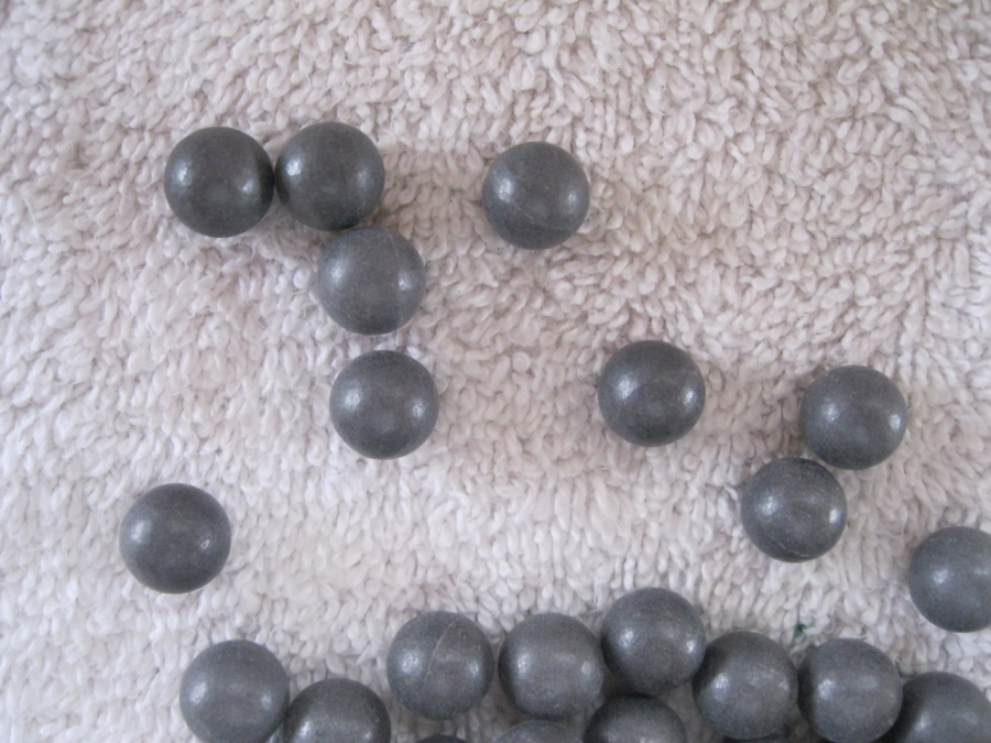 .375 ROUND BALLS 211 COUNT MUZZLE LOADING BLACK POWDER SHOOTING ...