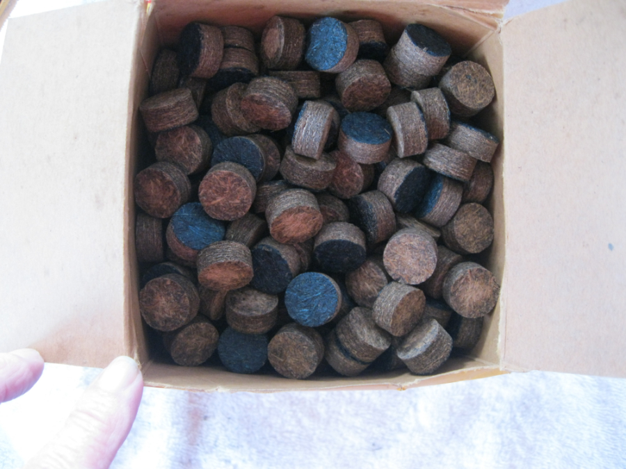 Alcan 12 Gauge 3/8 Inch Feltan-Bluestreak Ring Waxed Shotshell Wads 505 ...