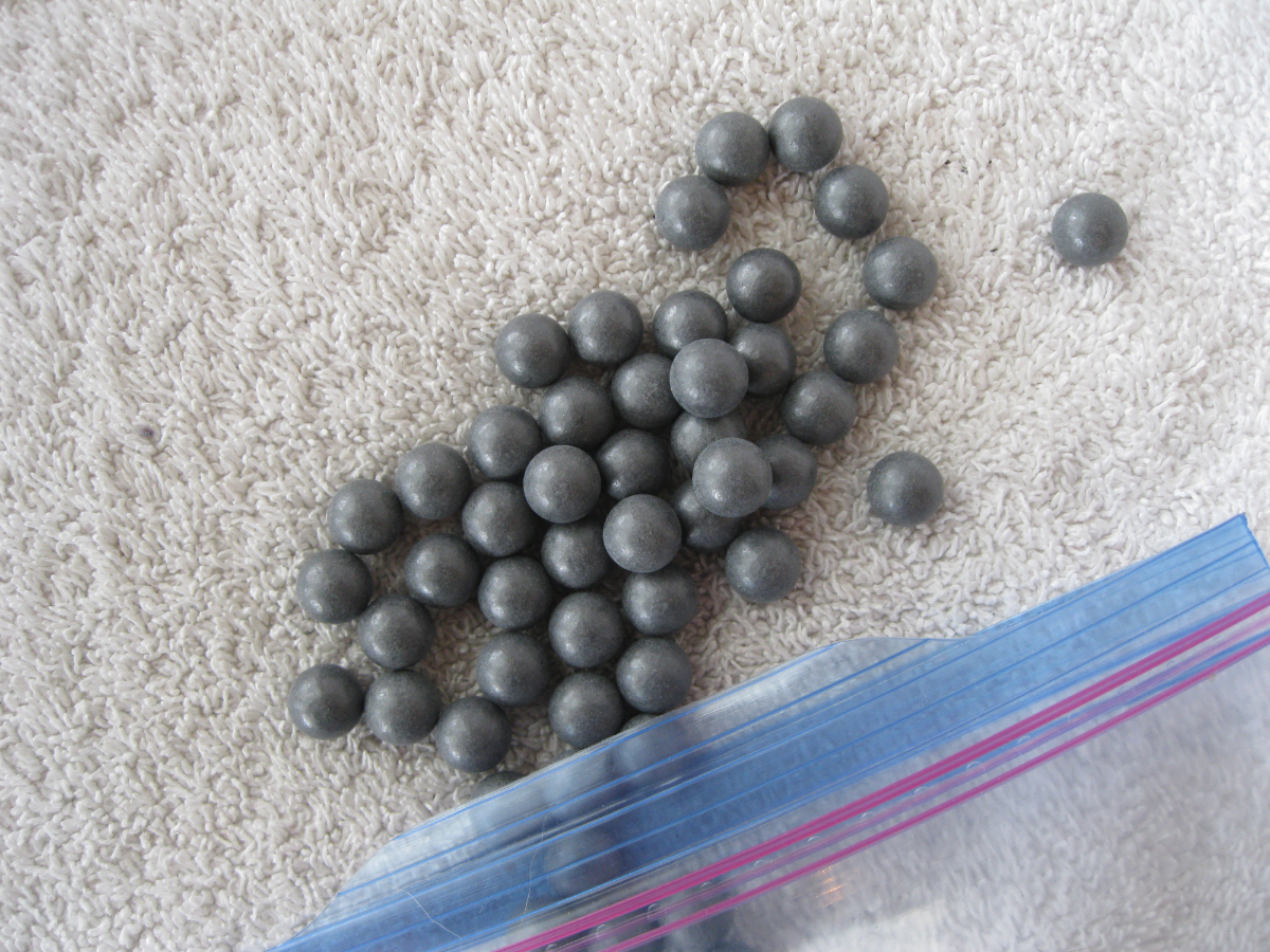 .451 Lubed Round Balls Muzzleloading Black Powder Shooting Muzzle ...