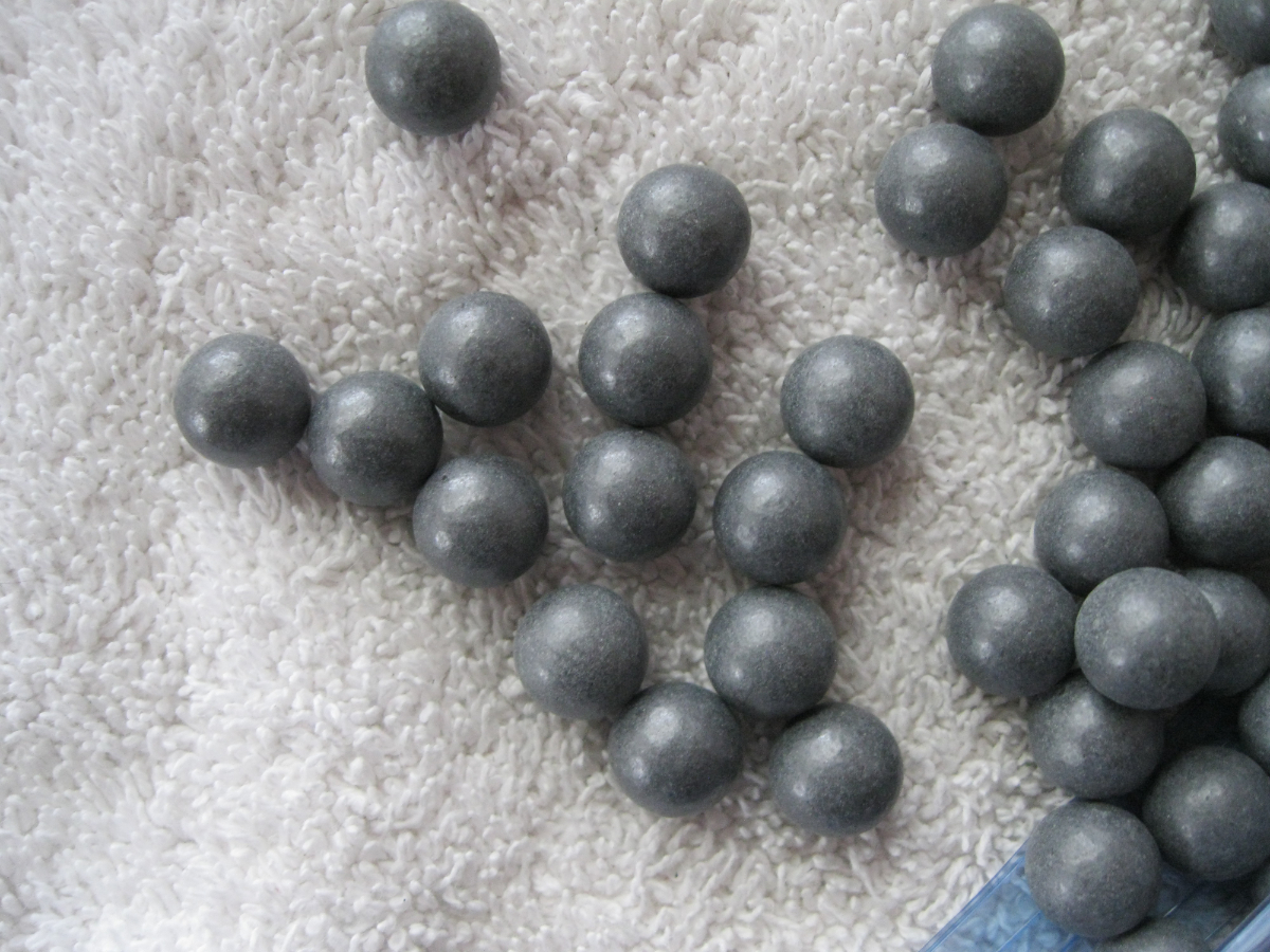 .451 Lubed Round Balls Muzzleloading Black Powder Shooting Muzzle ...