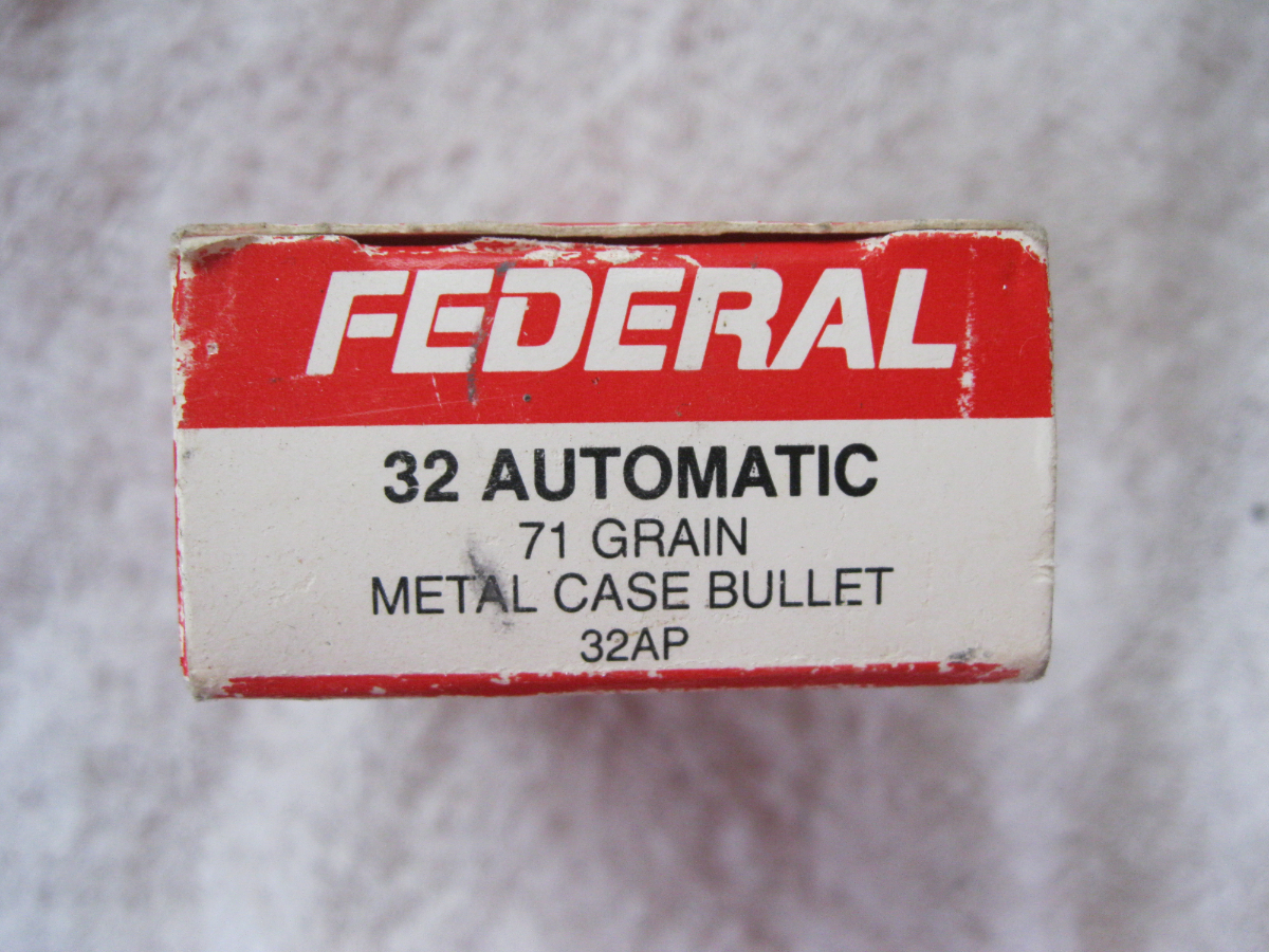 Federal 32 Auto Automatic 71 Grain Metal Case Bullet 22 Count Hi-Power ...