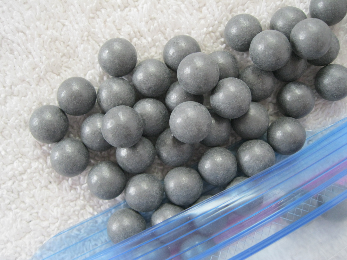 .451 Lubed Round Balls Muzzleloading Black Powder Shooting Muzzle ...