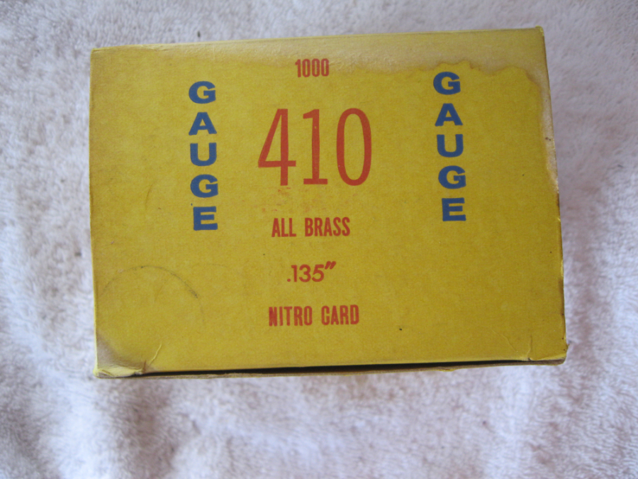 Alcan 410 Gauge All Brass .135 Nitro Card Shotshell Wads 625 Count ...