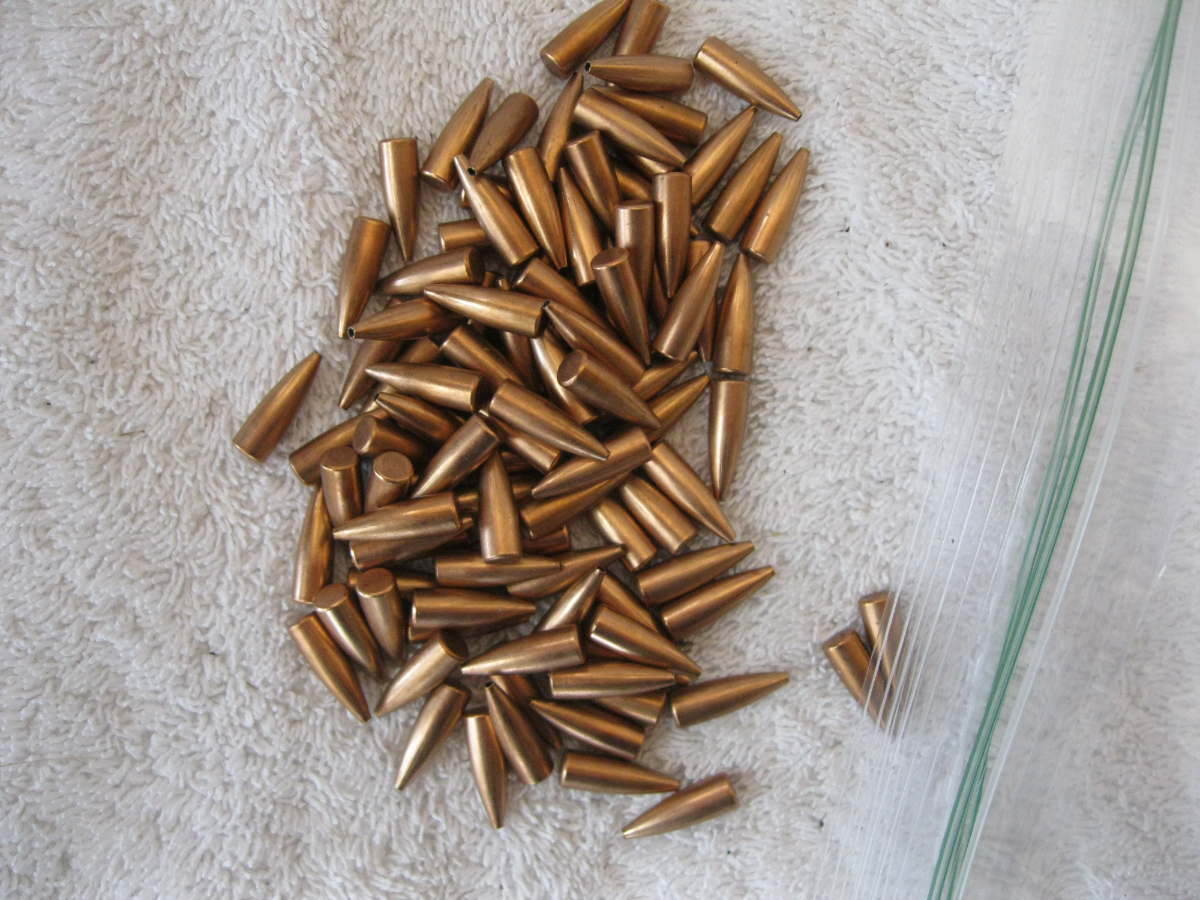 .22 Caliber 224 Dia 50 Grain T.N.T. H.P. Hollow Point Bullets Reloading ...