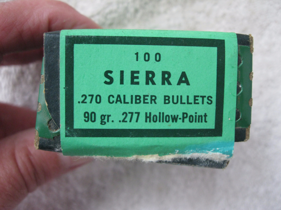 Sierra .270 Cal 90 Gr .277 Hollow Point Bullets Reloading Components ...