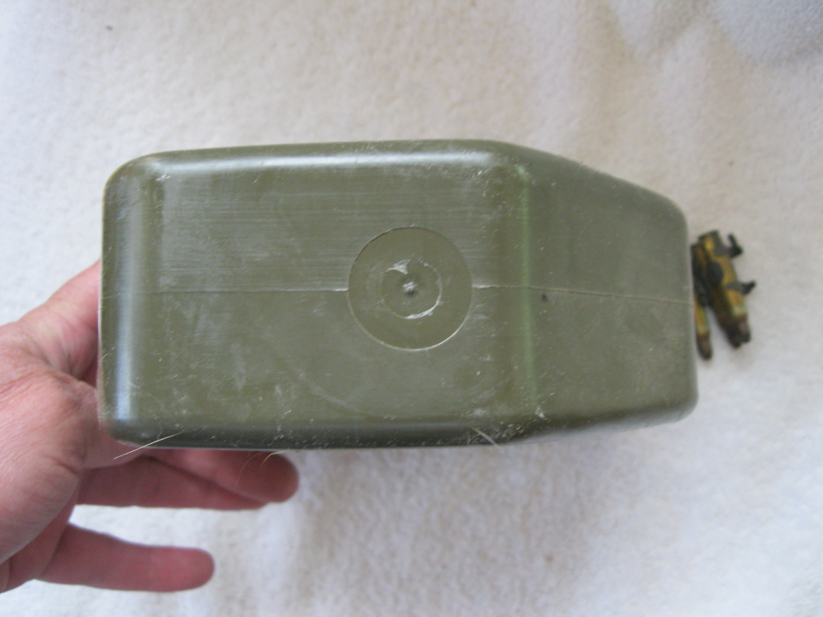 200 Round Magazine Loaded With 5.56 .223 Blanks On A Disintegrating ...