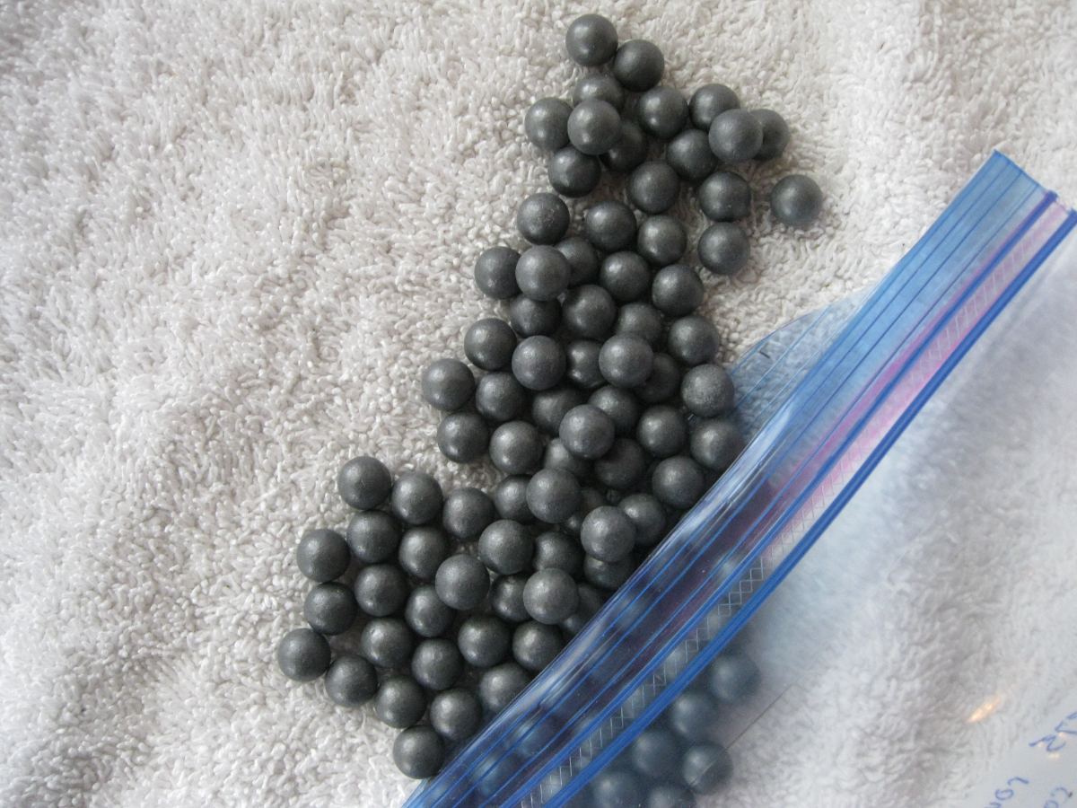 .375 Round Balls 100 Count Plus 2 Muzzle Loading Black Powder Shooting ...