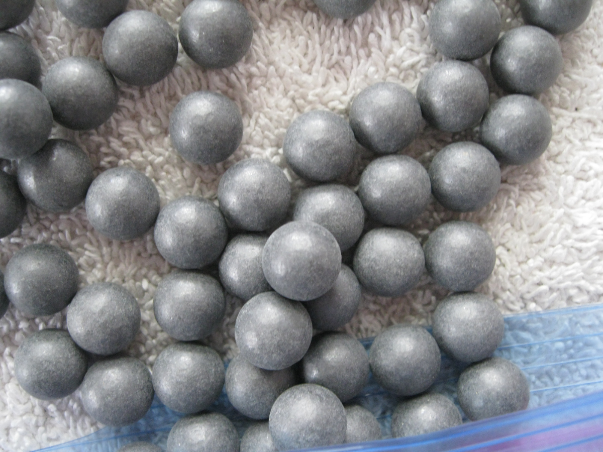 .445 Round Balls Muzzle Loading 70 Count Plus 1 Lead Black Powder ...