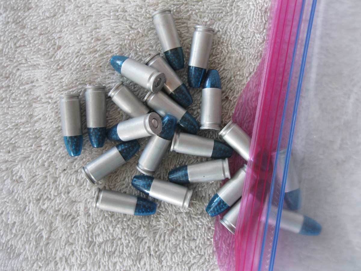 Cci 9mm Luger Shotshell Samples 1st Style Capsule Crimp 7-10-90 3706 20 ...