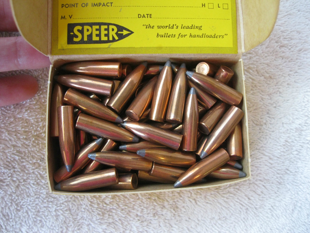 Speer .30 Caliber (.3085 Dia) 180 Grain Spitzer Soft Point Bullets 102 ...