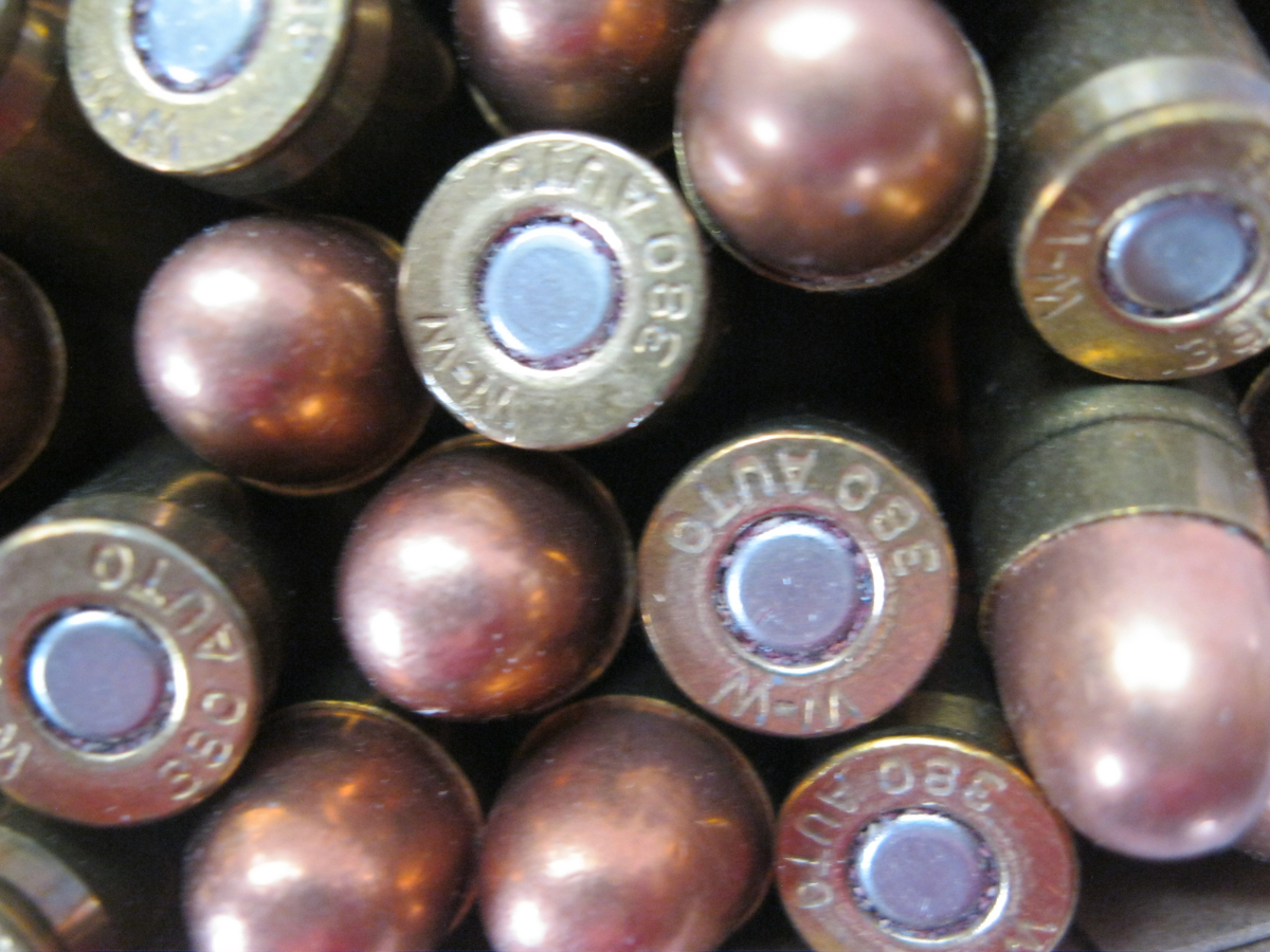 380 Automatic 95 Grain Full Metal Case Saami Reference Ammunition Ammo ...