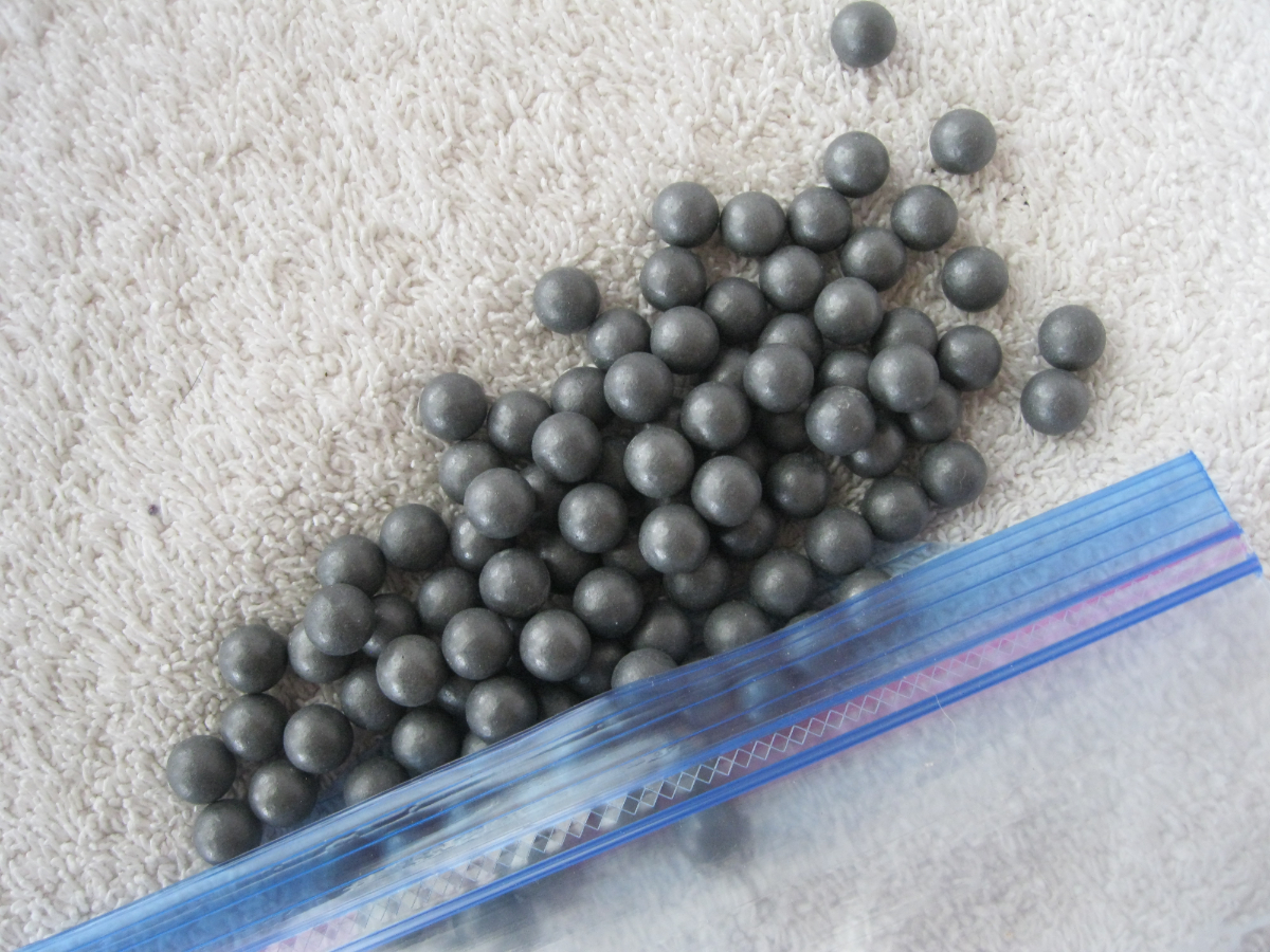 .375 Round Balls 100 Count Plus 2 Muzzle Loading Black Powder Shooting ...