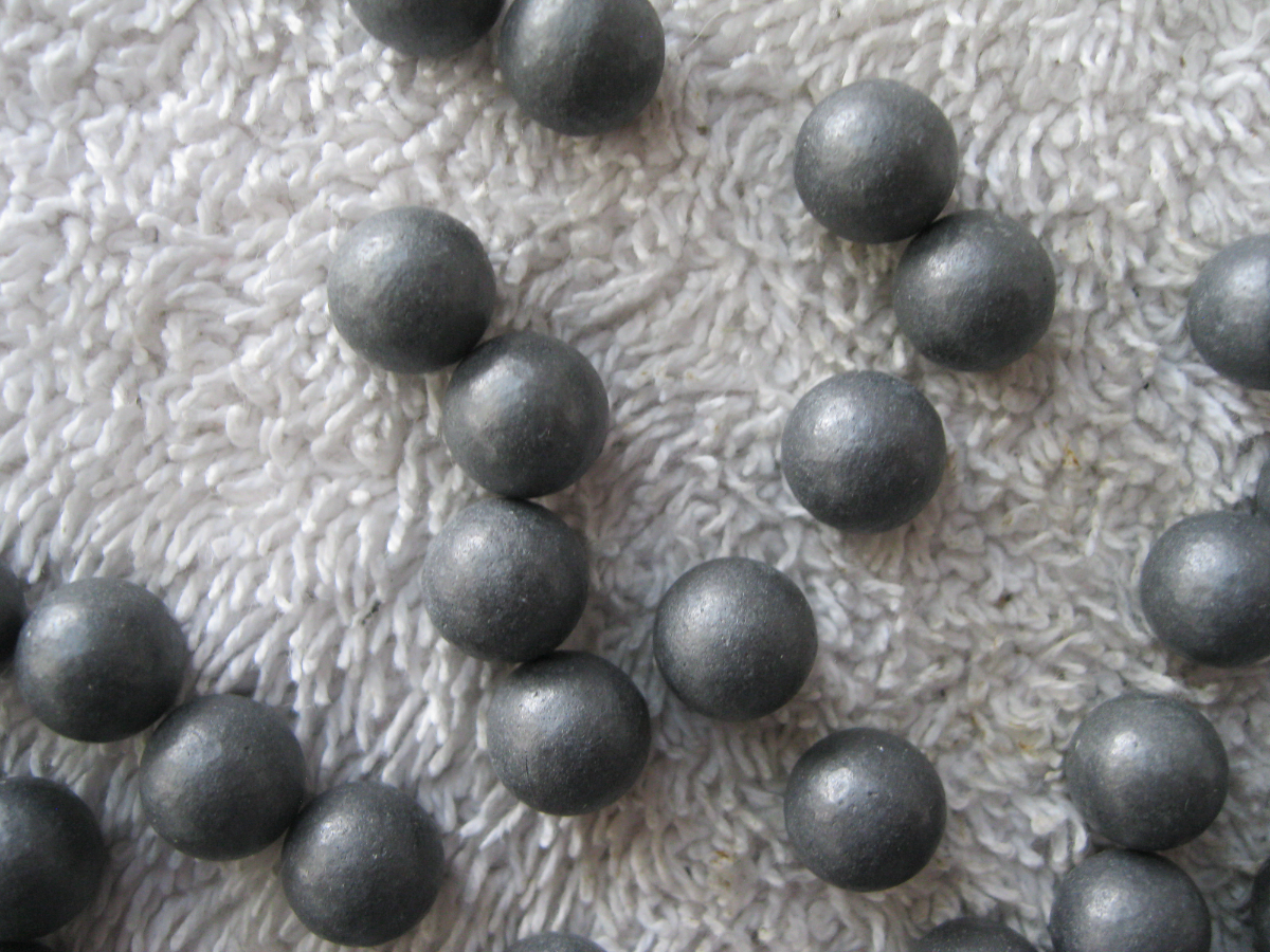 .375 Round Balls 100 Count Plus 2 Muzzle Loading Black Powder Shooting ...