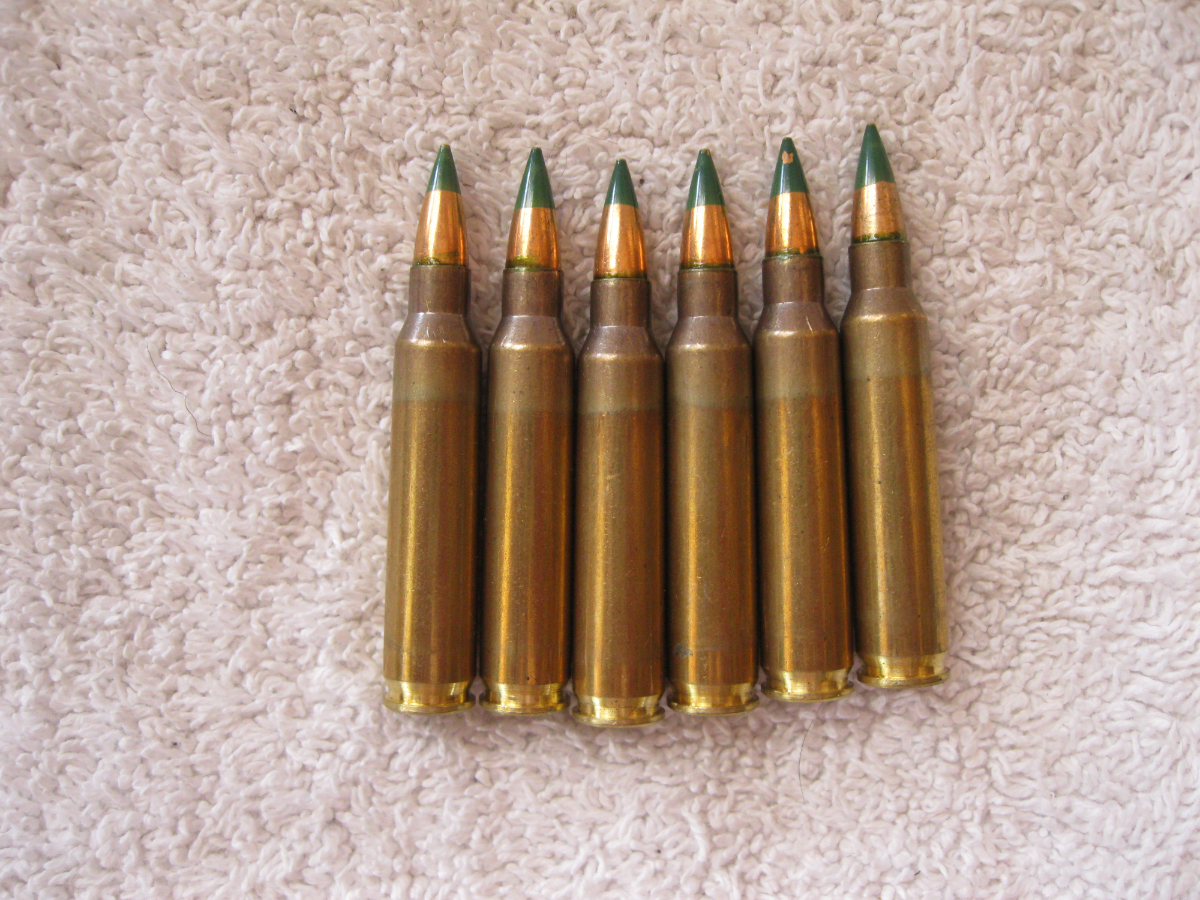 .223 5.56 Fnm 86-2 Armor Piercing Green Tip Ammunition Ammo 27 Count ...