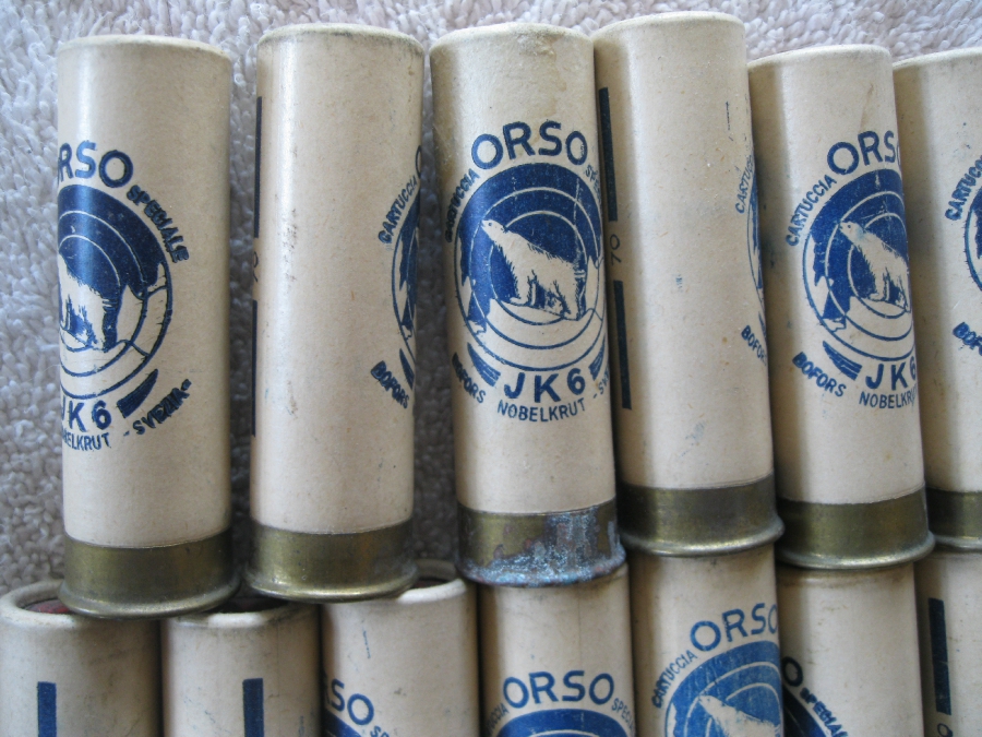 42 Orso Shotgun Shells 6 12 Gauge Polar Bear Norwegian Jk6 Befors ...