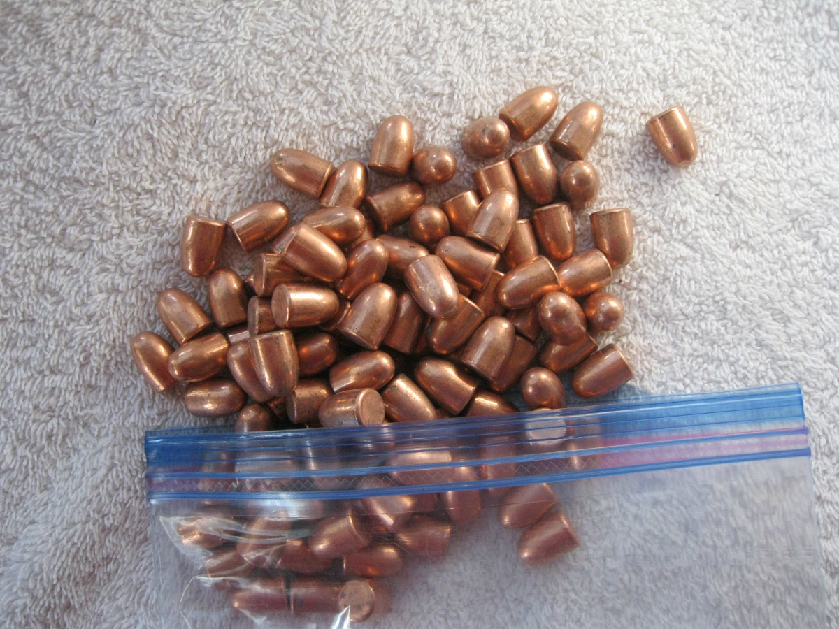 .451 230 Grain Tmj Total Metal Jacket Copper Plated Round Nose Bullets ...