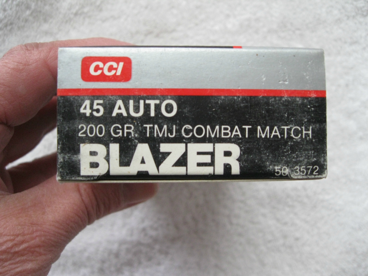 Cci Blazer 45 Auto 200 Grain Tmj Combat Match Total Metal Jacket ...