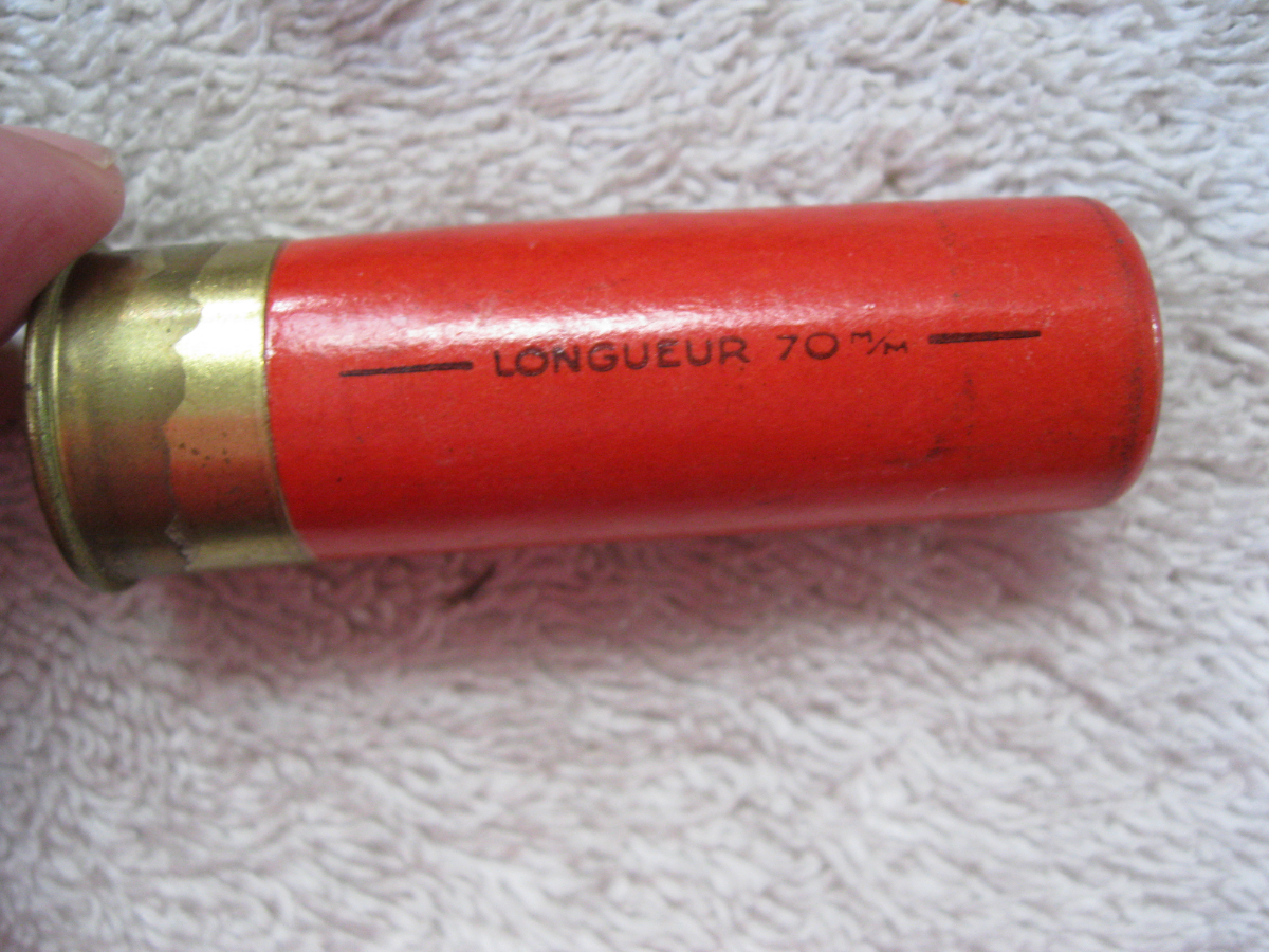 Gevelot 12 Gauge Shotgun Shells Paris Galliz Aminox 7 Roll Crimp Charge ...